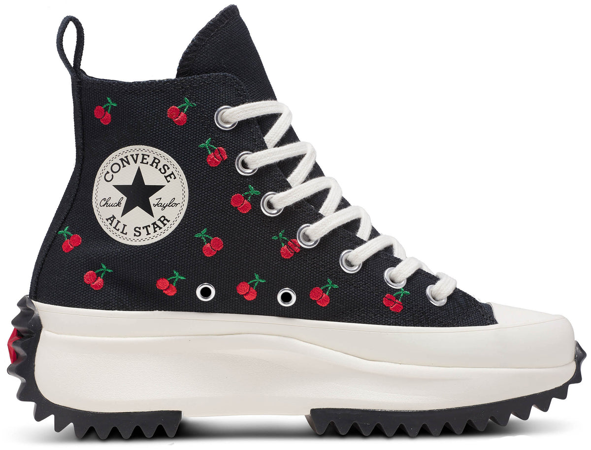 Converse Run Star Hike Platform Cherries Black/Egret/Red – Baggins Shoes