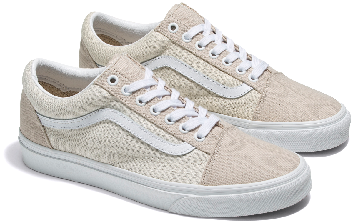 Vans Old Skool Summer Linen Natural – Baggins Shoes