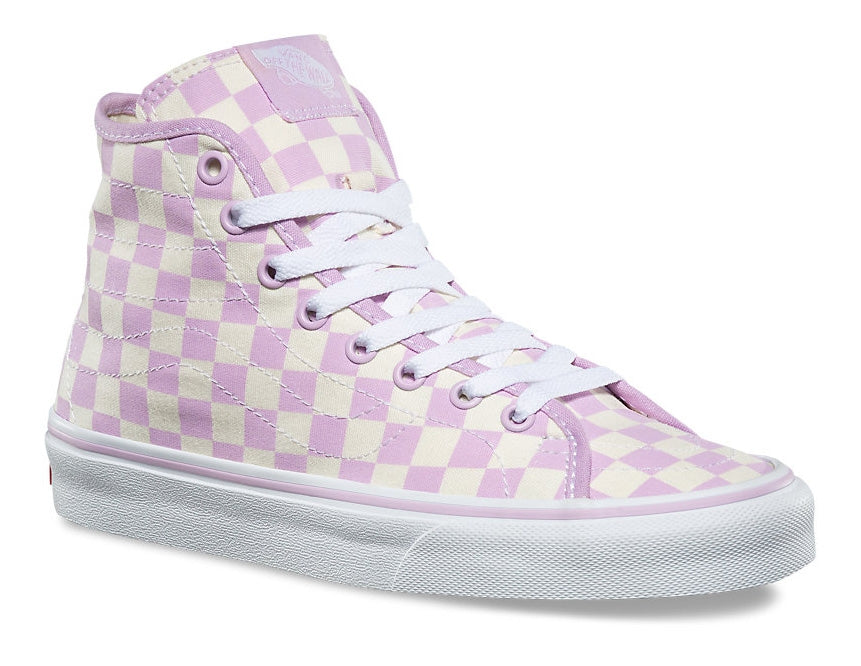 Vans Sk8-Hi Decon (Party Checker) Orchid Bouquet/Classic White ...